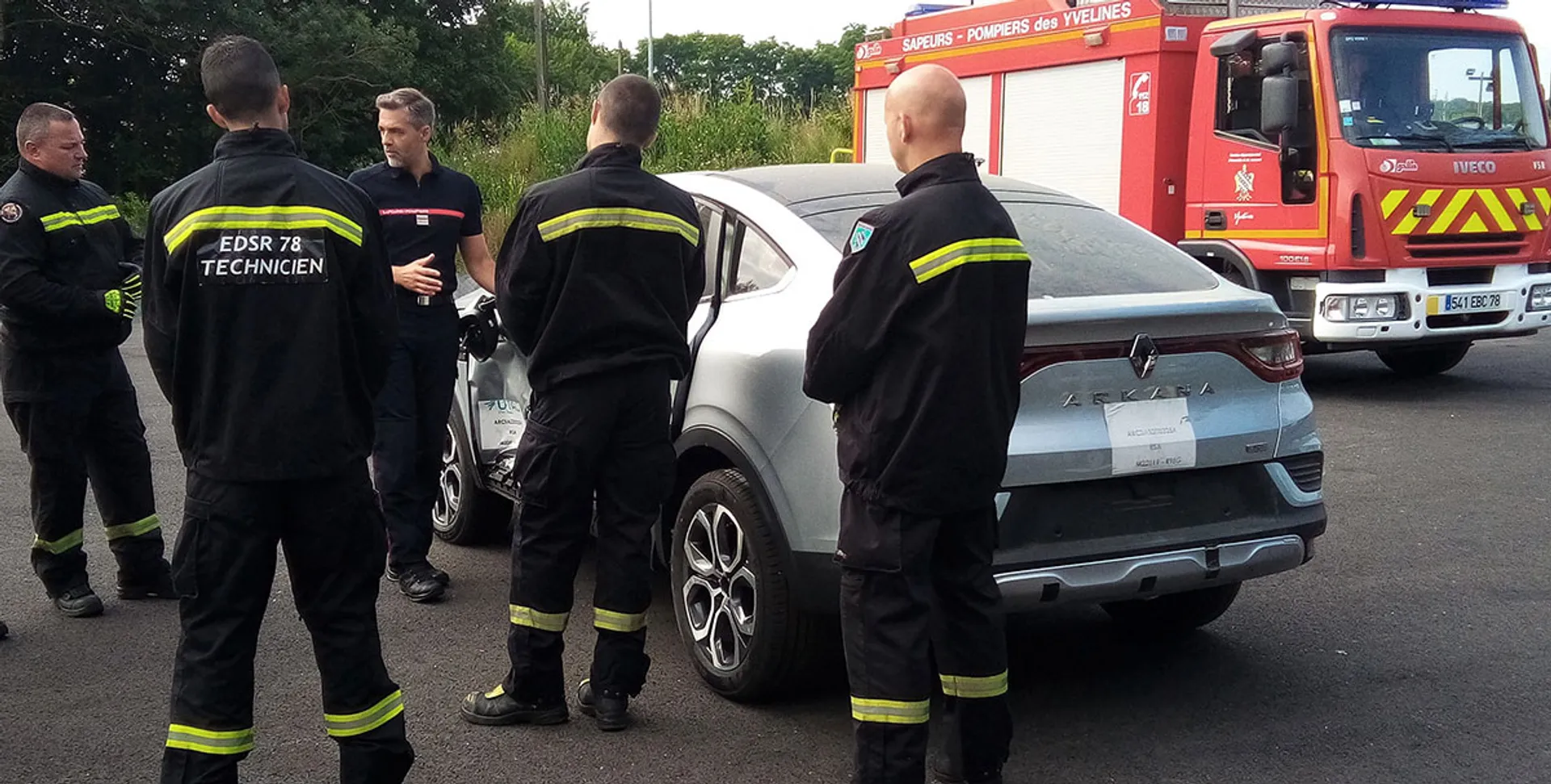 A fireman at Renault Group Engineering
