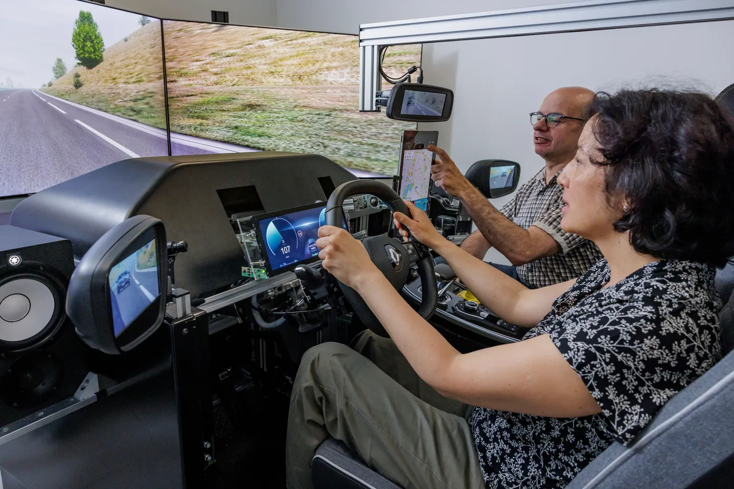 Driving simulators: 25 years of history up to ROADS