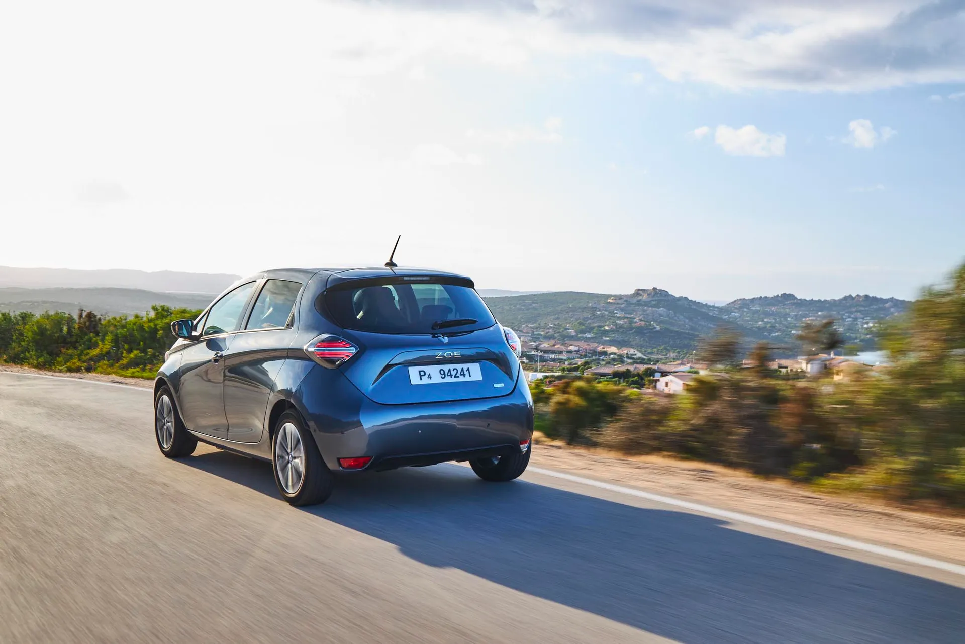 The range of an electric car
