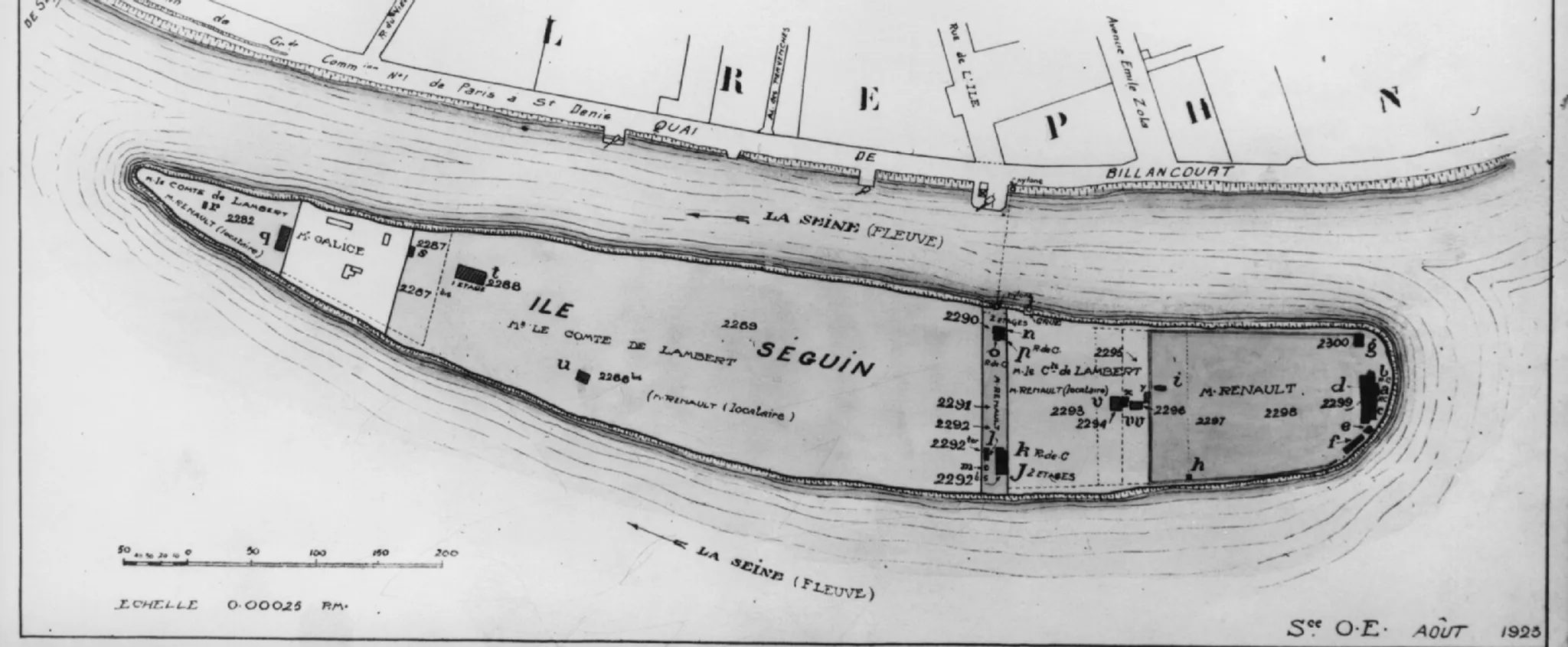 The Renault factory on the Seguin island