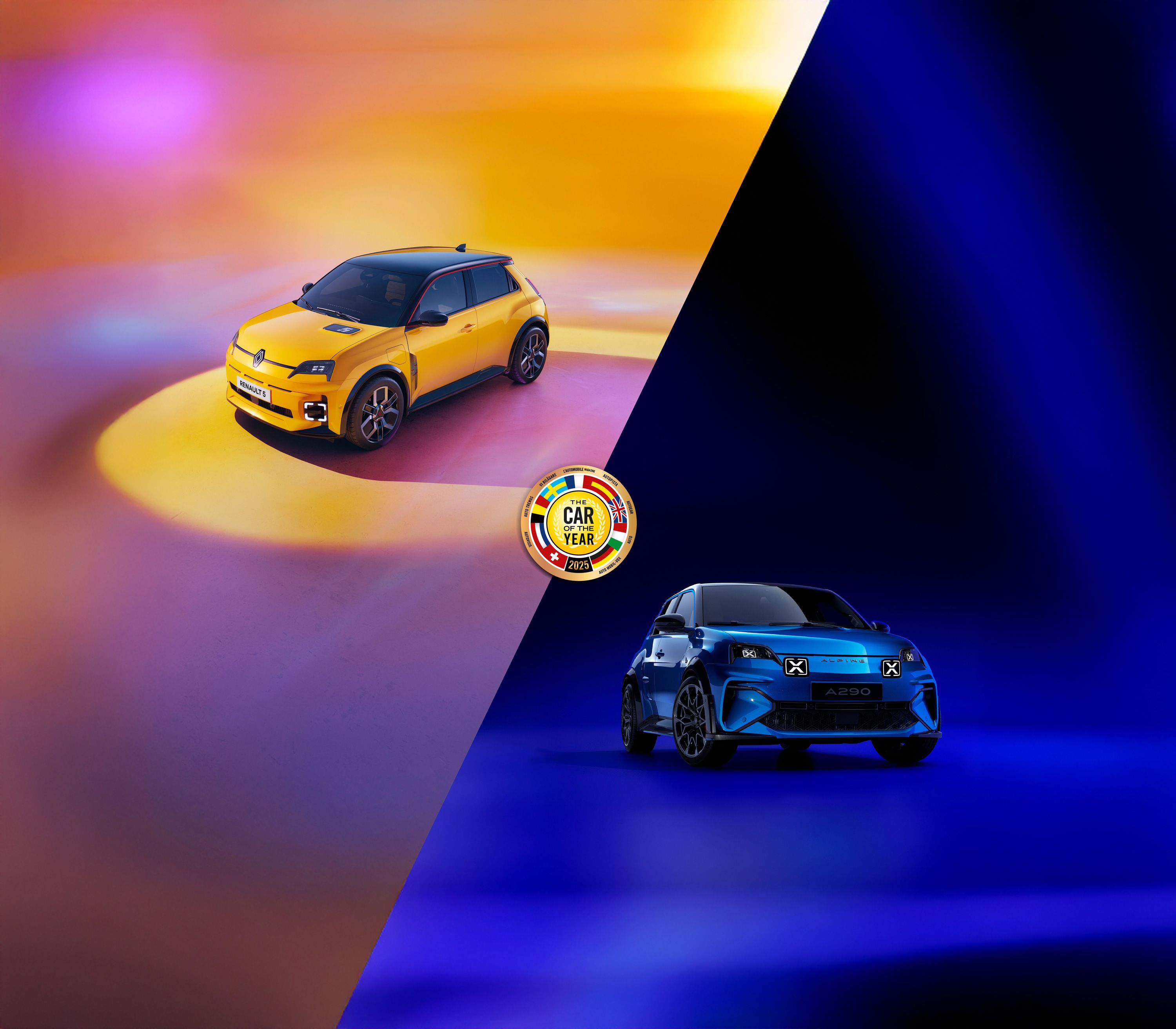 Renault 5 E-Tech electric and Alpine A290 voted "Car of the Year 2025 ...