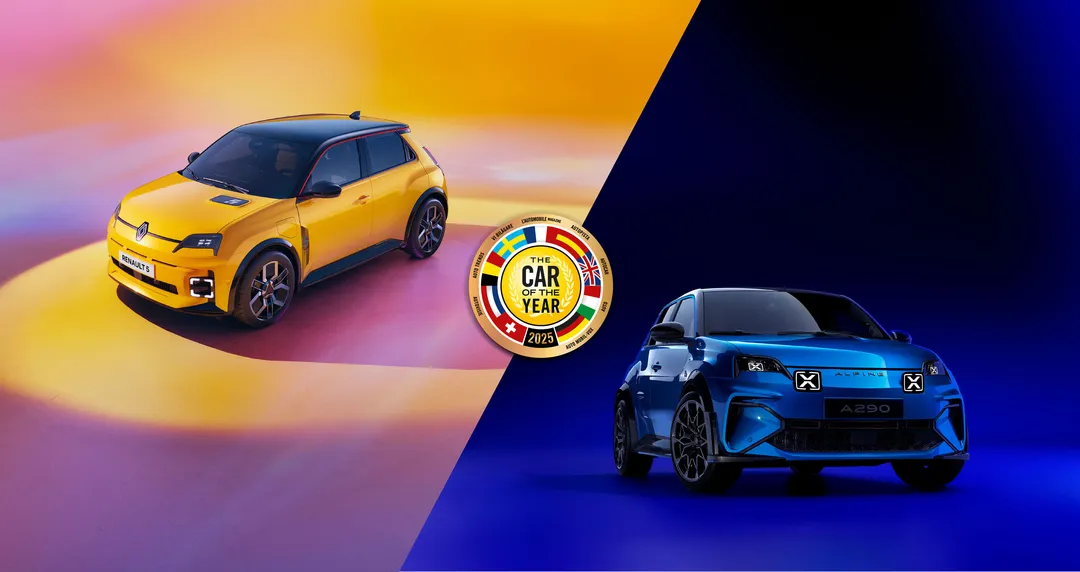 Renault 5 E-Tech electric and Alpine A290 voted "Car of the Year 2025 ...