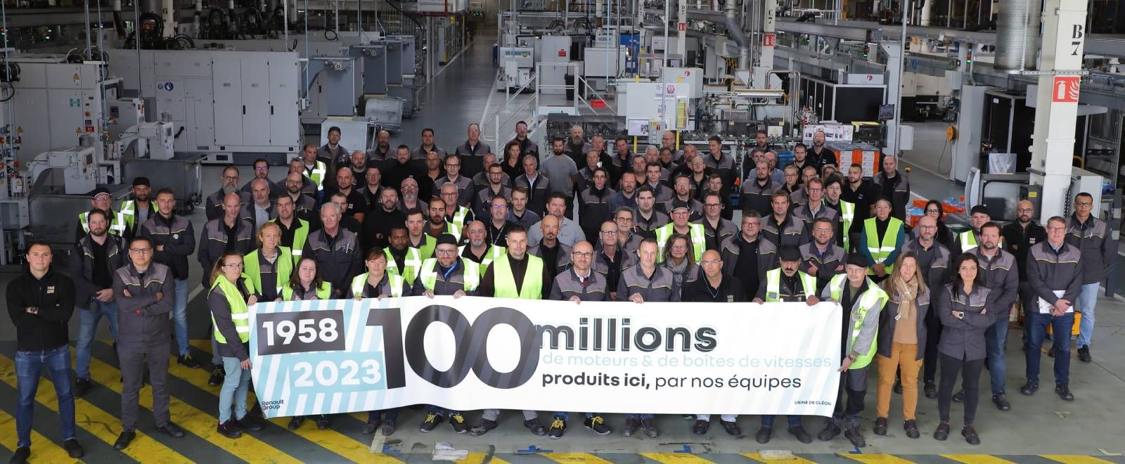 100 millions de moteurs et boîtes de vitesses fabriqués à Cléon