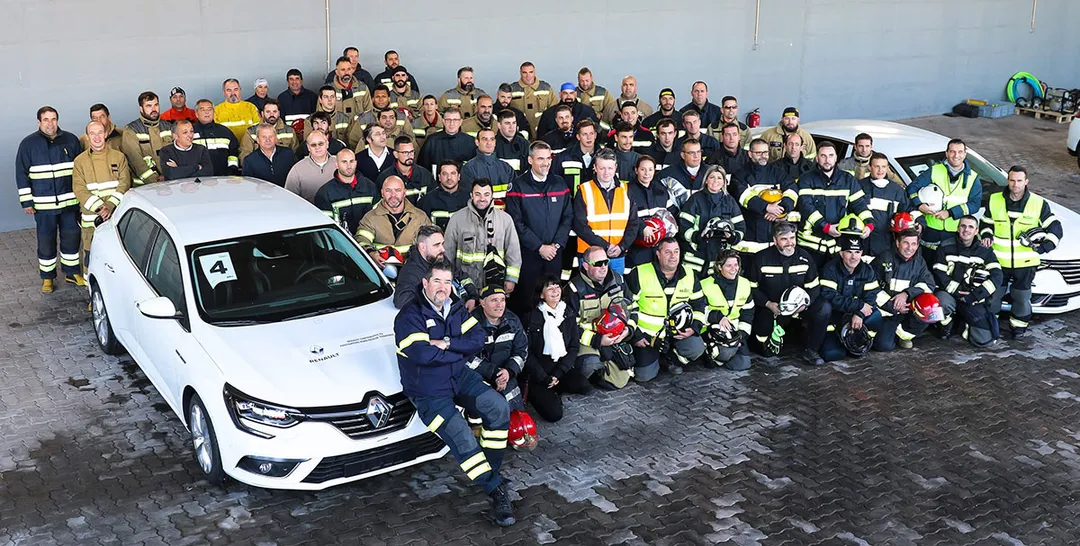 A fireman at Renault Group Engineering