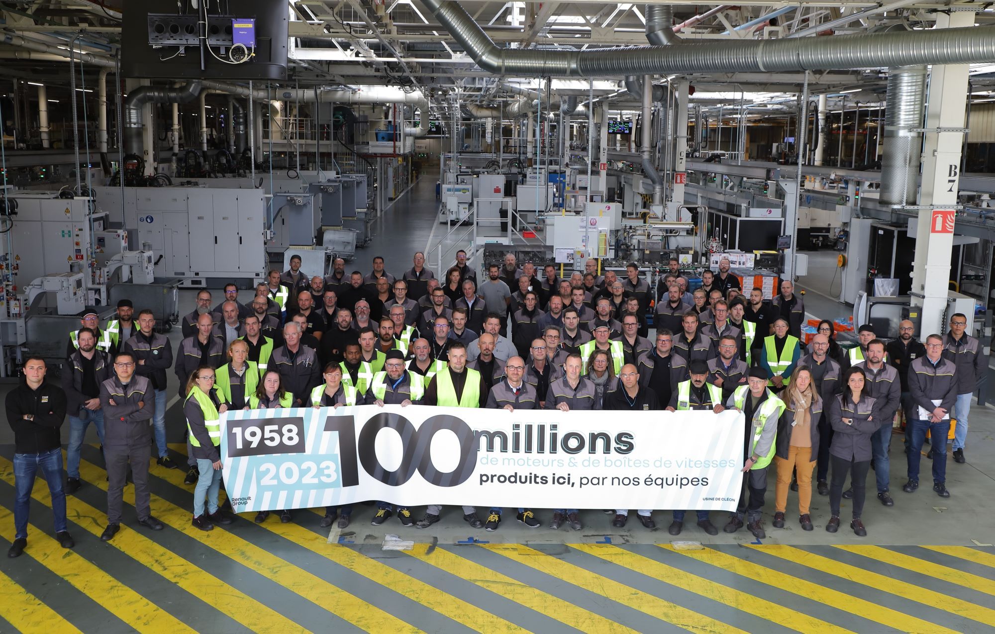 100 million engines and gear boxes manufactured at Cléon factory