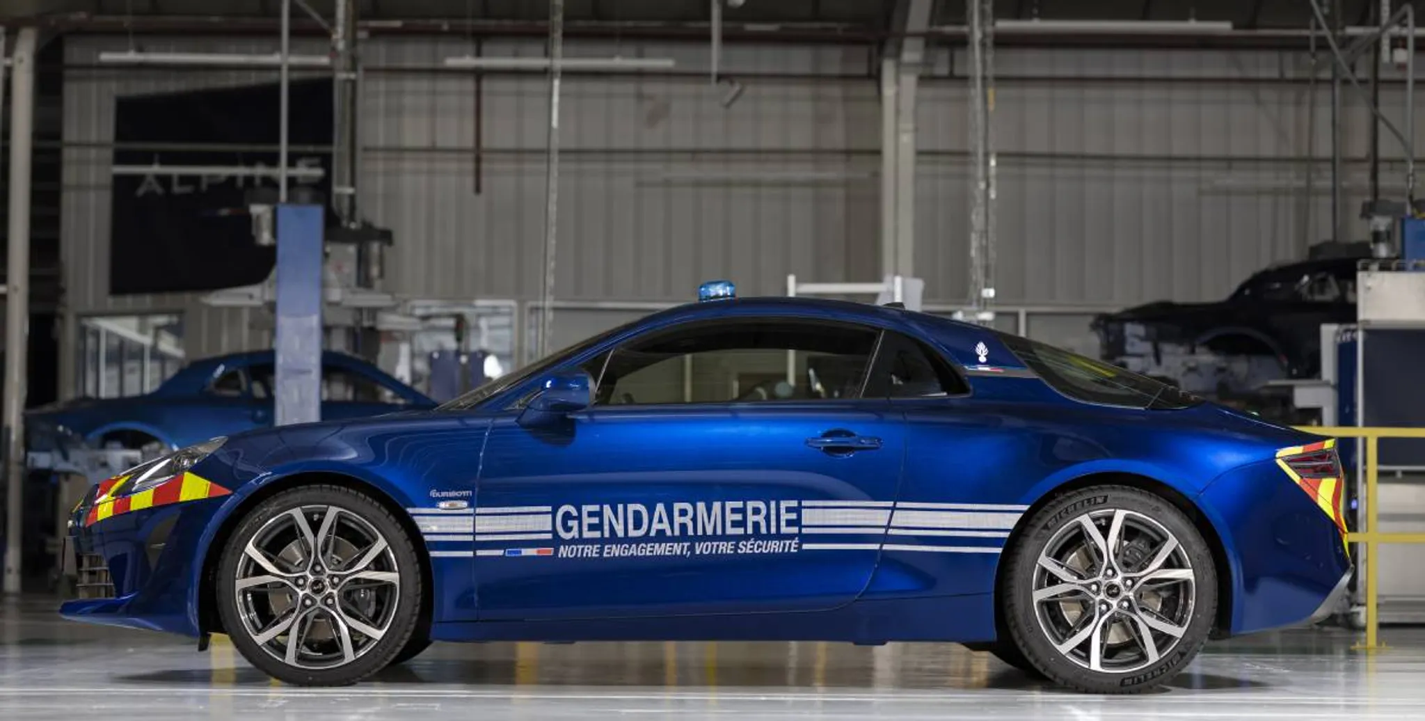 The history of the Alpine A110 and the Gendarmerie