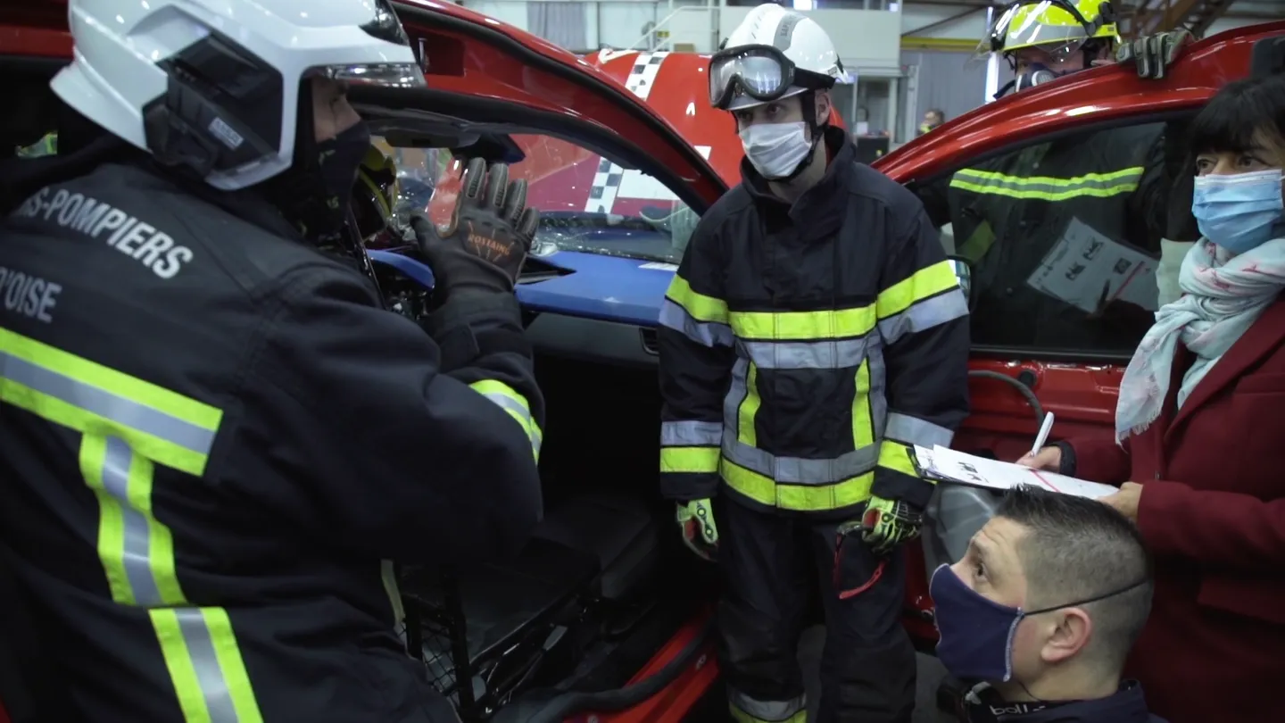 A fireman at Renault Group Engineering